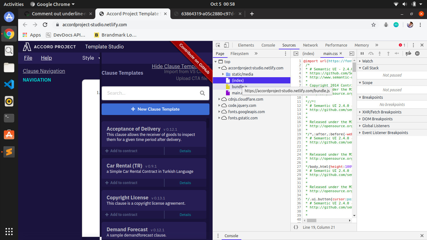 Font Changes in List · Issue #153 · accordproject/template-studio-v2 · GitHub