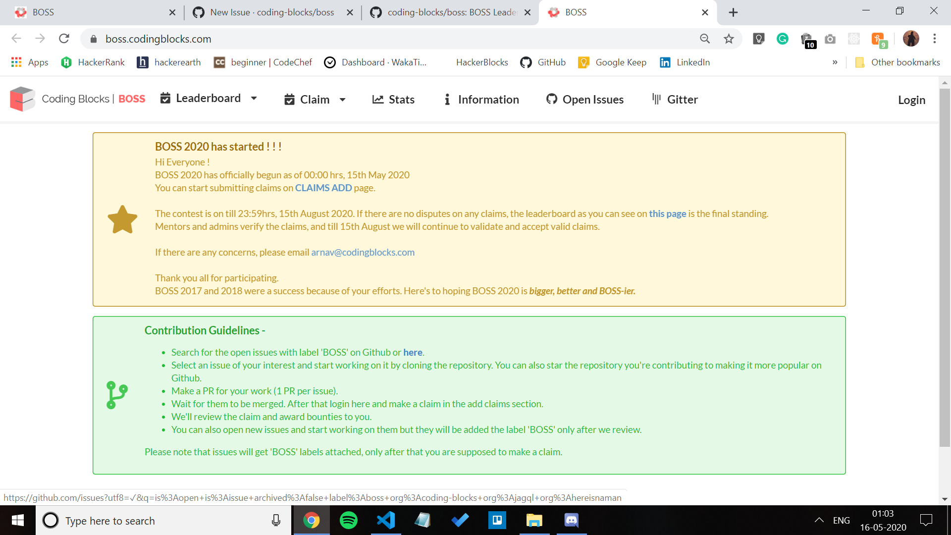 add navigation bar hover effects animation · Issue #221 · coding-blocks/boss · GitHub