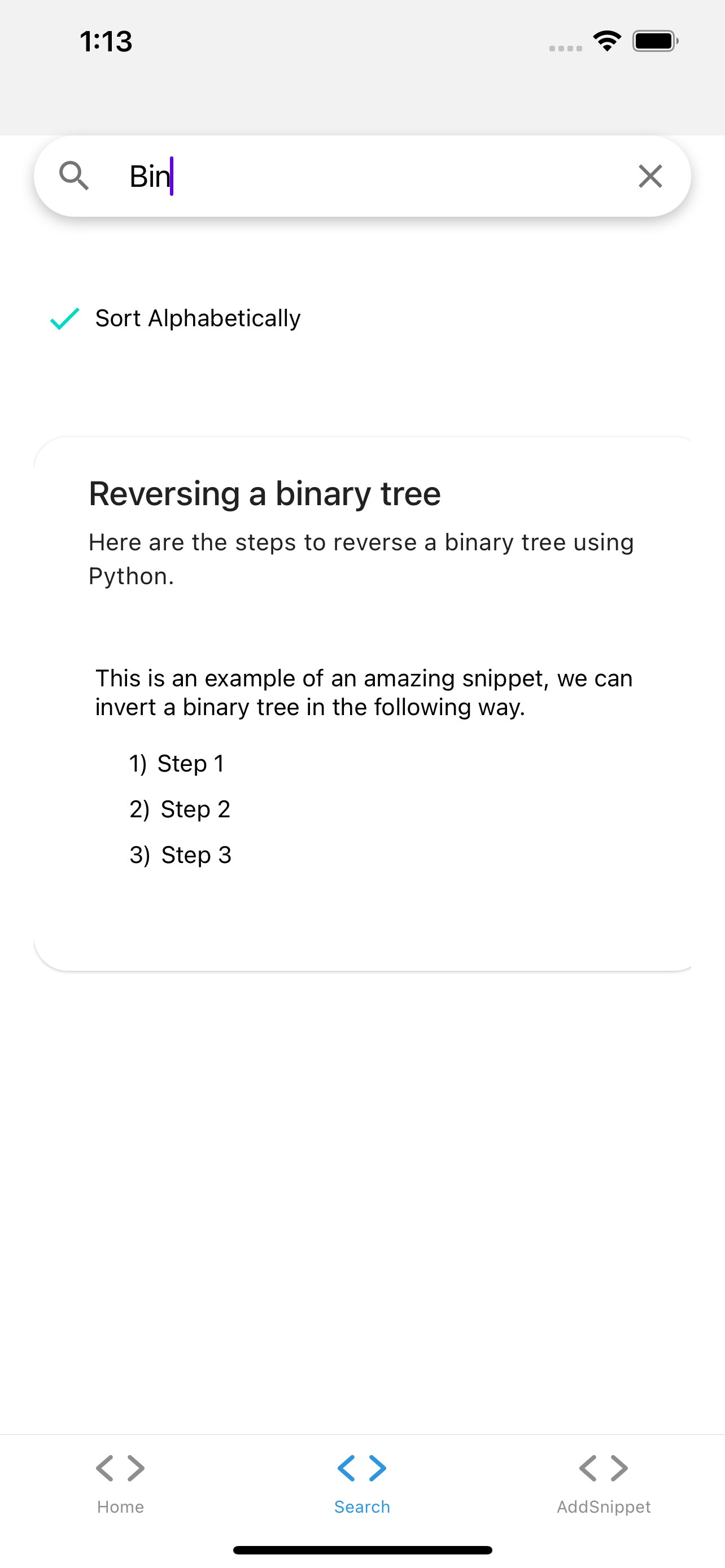 GitHub - sidharrth2002/codeSnippetsFrontend: Code Snippets Frontend