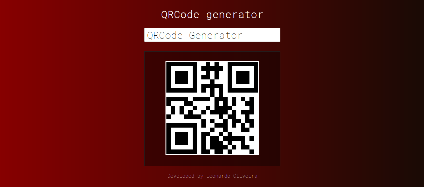 Github Leo123nunesjavascript Html Css Vueqrcodegenerator A Qrcode Generator Made Using
