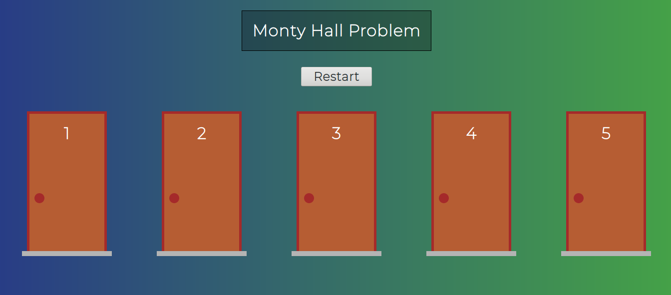 GitHub - leo123nunes/vue_montyhallproblem: A Monty Hall Problem game ...