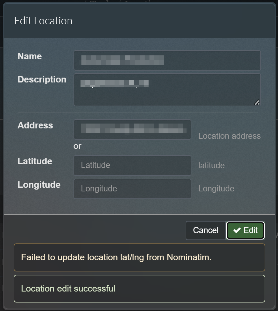 V1.5.0 - Failed to update location lat/long from Nominatim · Issue ... V1.5.0 - Failed to update location lat/long from Nominatim · Issue ...