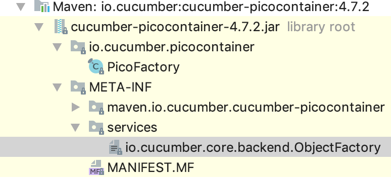 CustomPicoFactory Not getting picked after upgrading to io.cucumber versions 4.7.2 · Issue #1807 ...
