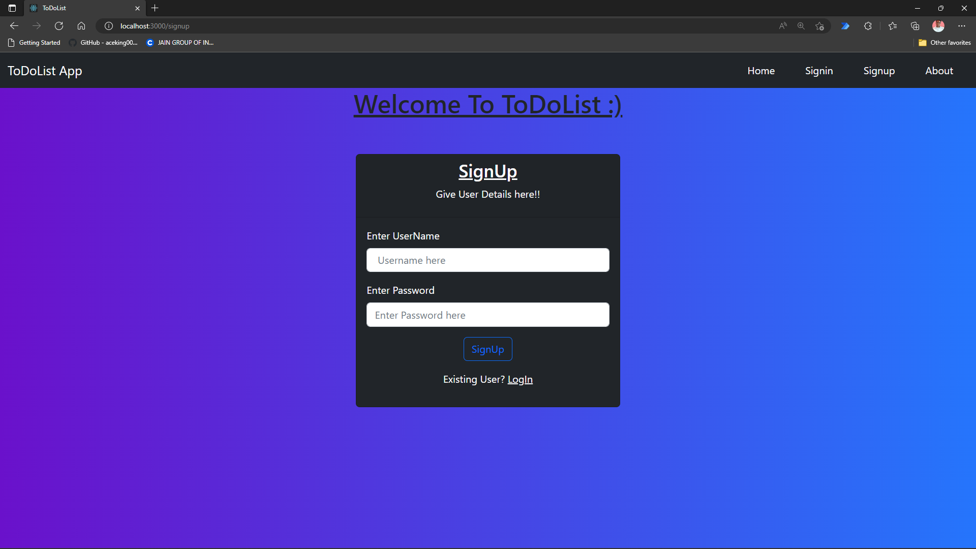 GitHub - SuprakashMandal/TodoListApplication