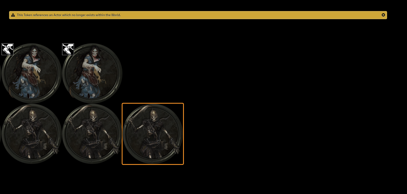 [Bug]: Skeleton Guard tokens in Otari Graveyard are unlinked · Issue ...