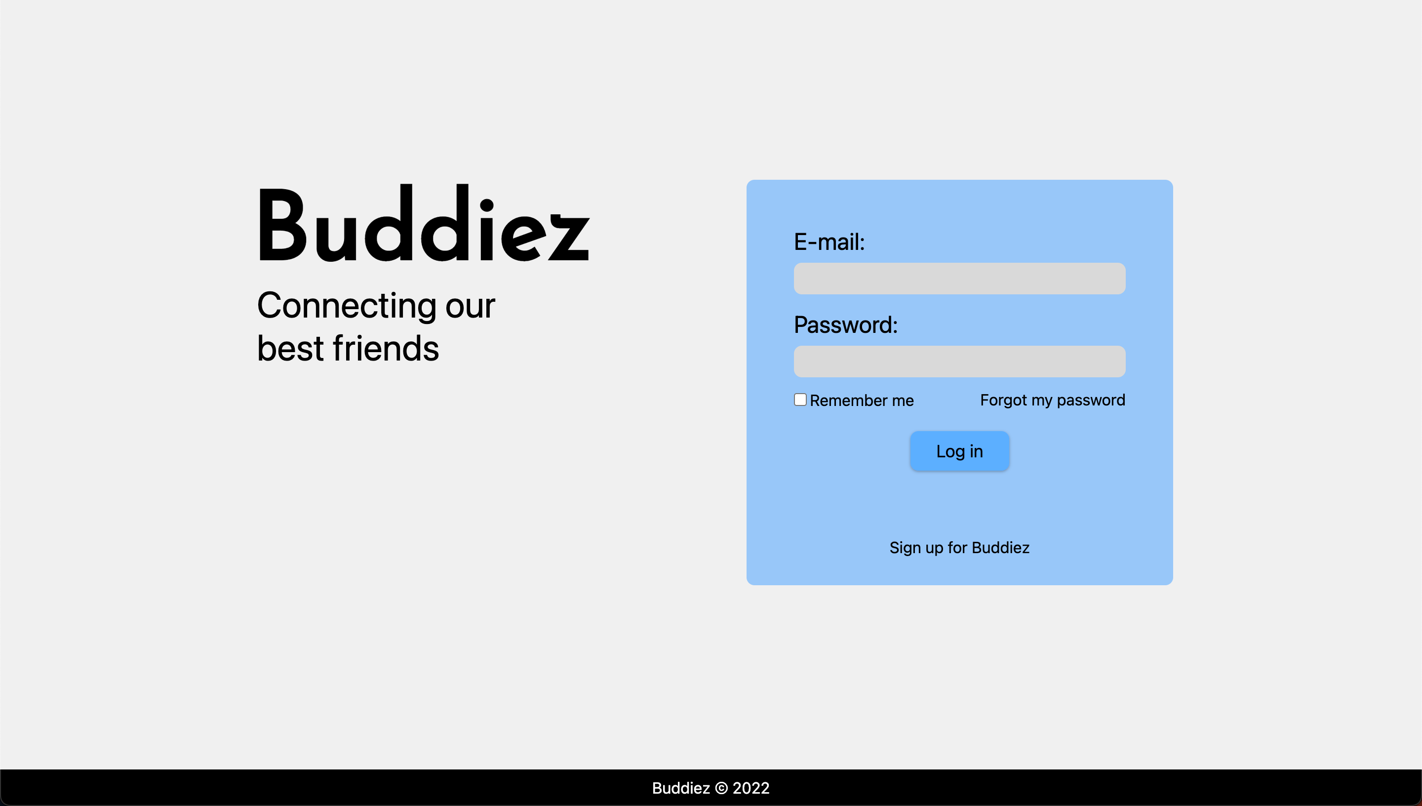 GitHub - Leofumagali/Buddiez: A full-stack social network to connect our best friends. Built ...