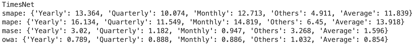 experiment results · Issue #14 · thuml/Time-Series-Library · GitHub