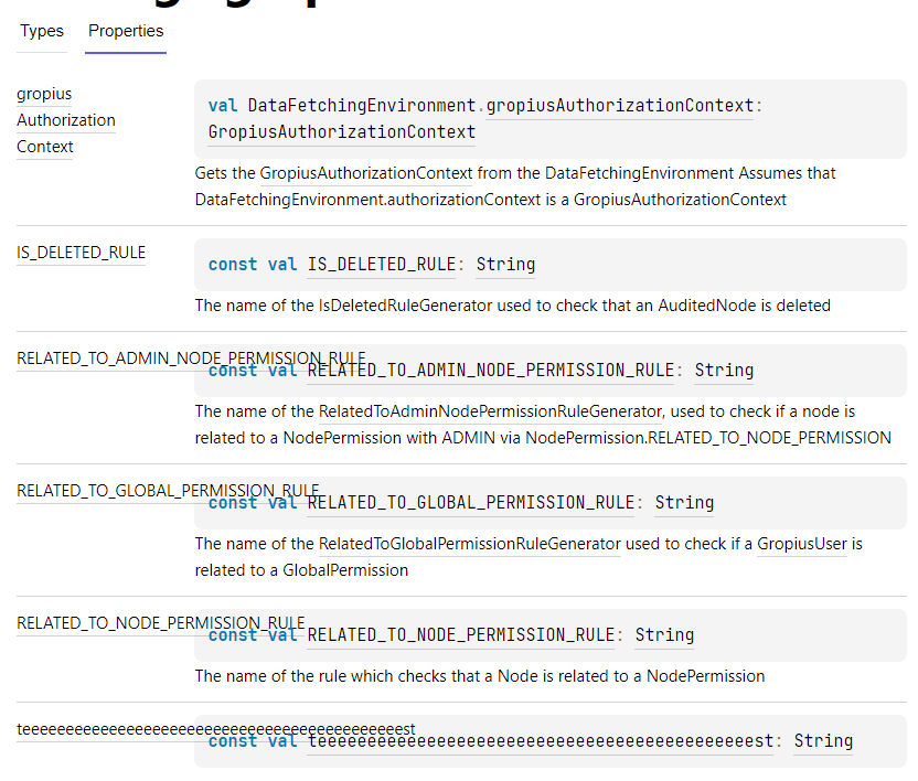 Property Names Overflow Into Description · Issue 2657 · Kotlin Dokka · Github