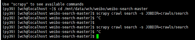 运行没反应 · Issue #240 · dataabc/weibo-search · GitHub