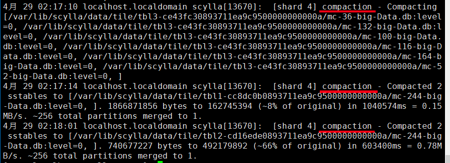 Scylla: does not reclaim disk space when expired via TTL · Issue #6308 · scylladb/scylladb · GitHub