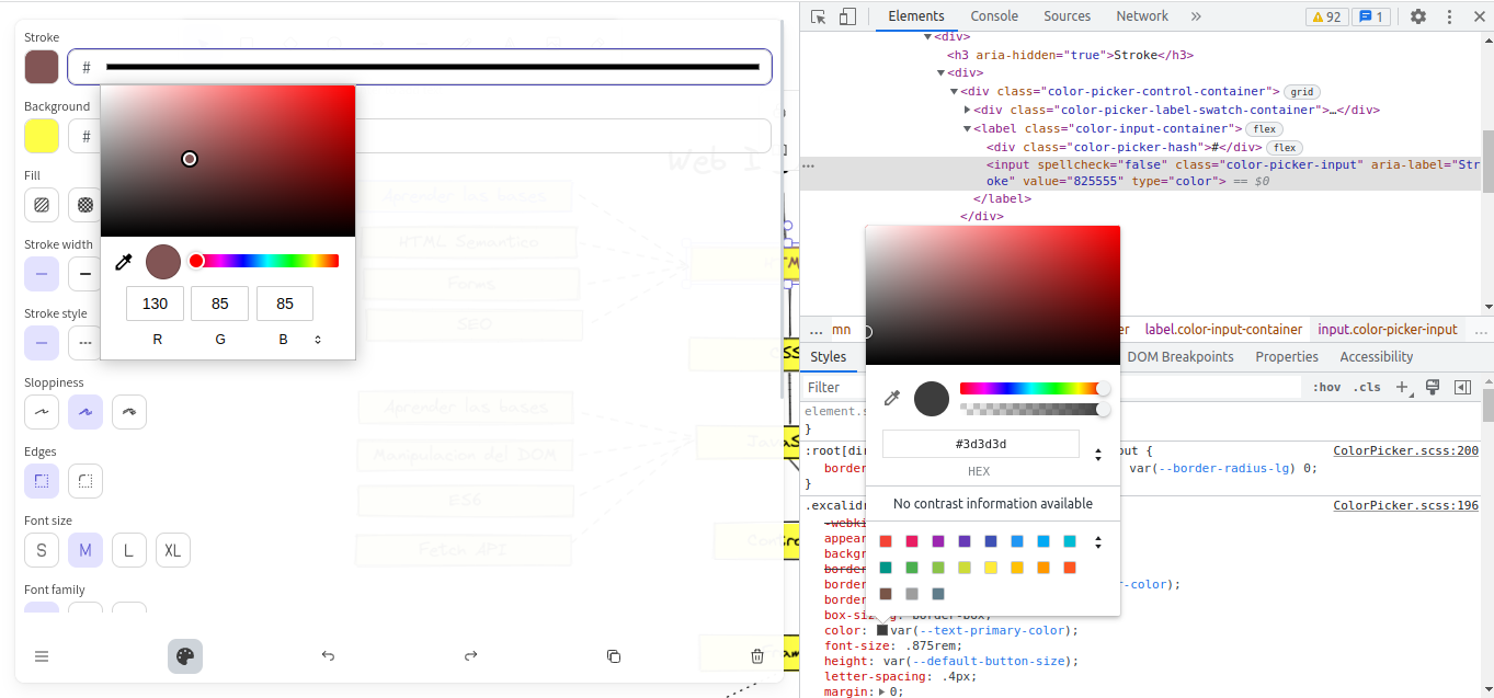 [FEATURE PROPOSAL] Color Picker · Issue #5920 · excalidraw/excalidraw · GitHub