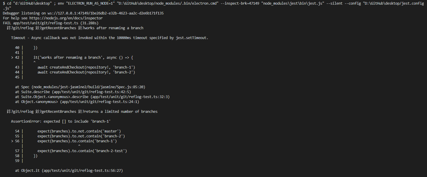 How to disable unittest? · Issue #6401 · desktop/desktop · GitHub
