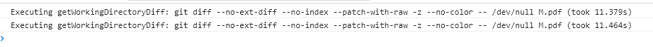 git diff takes more than 10 seconds for large binary files · Issue ...
