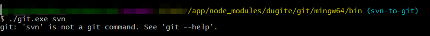 Git Svn Is Not Included In Package · Issue 236 · Desktopdugite Native · Github