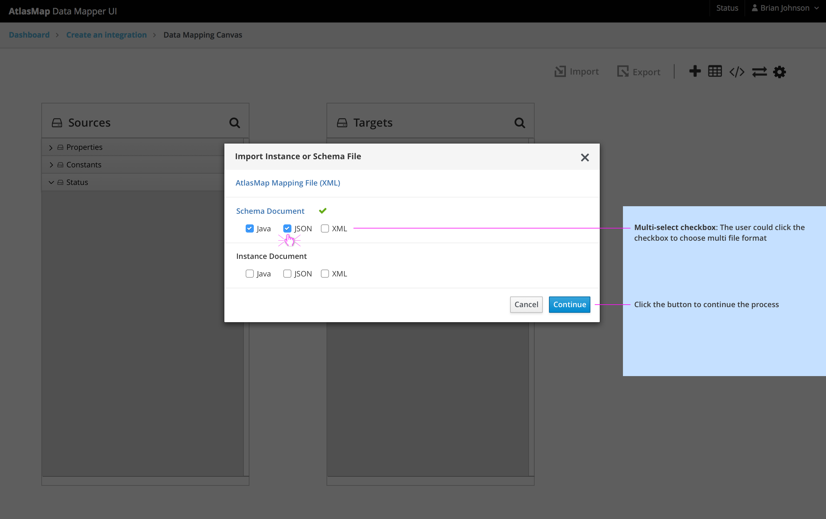 Support exporting mapping definition file in standalone UI · Issue #377 · atlasmap/atlasmap · GitHub