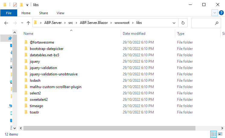 Abpexception Could Not Find The Bundle File Libs Bootstrap Css Bootstrap Css For The Bundle