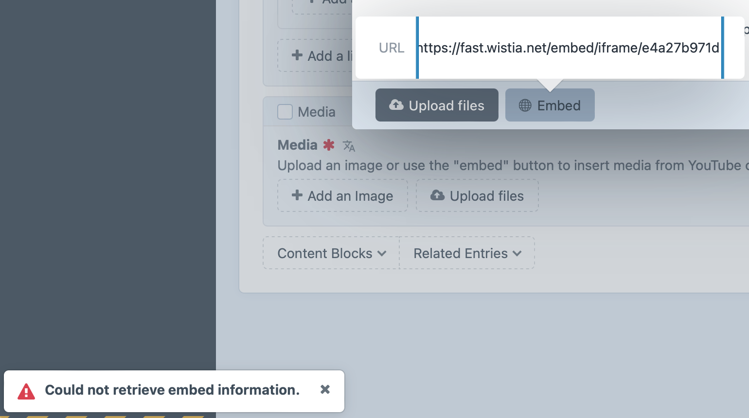 Wistia Embed Support · Issue 237 · Spicywebaucraft Embedded Assets · Github
