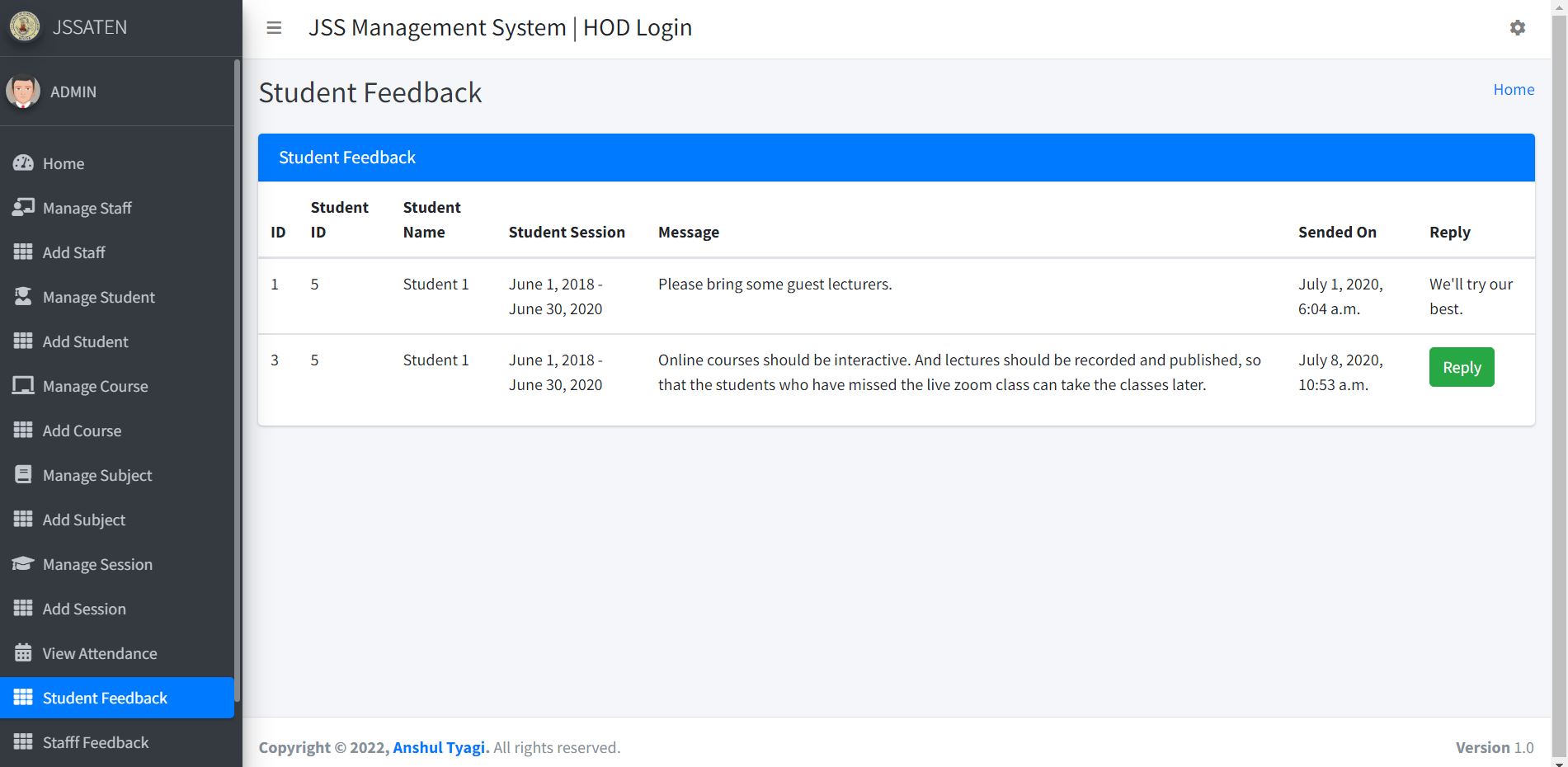 GitHub - anshulty21/University-Management-System