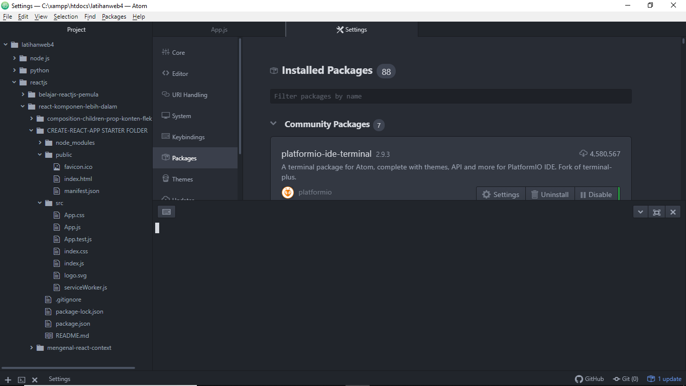 terminal open but cursor keeps blinking and i cannot type · Issue #765 · platformio/platformio ...