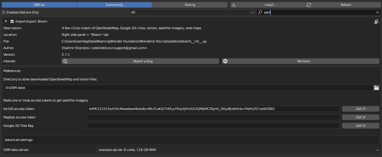 [SOLVED] Forbidden, 403 Error when Importing terrain (Premium add-on) · Issue #351 · vvoovv ...