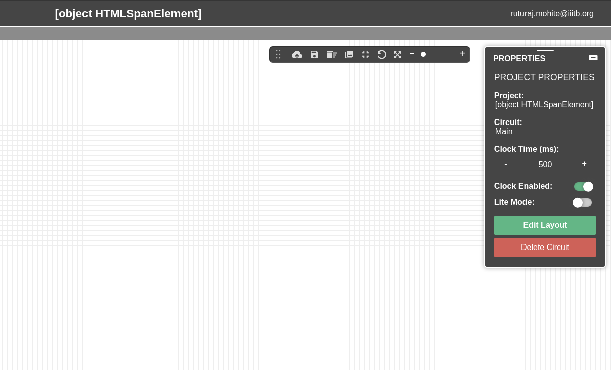 Project properties display object on 'Launch' · Issue #1724 · CircuitVerse/CircuitVerse · GitHub