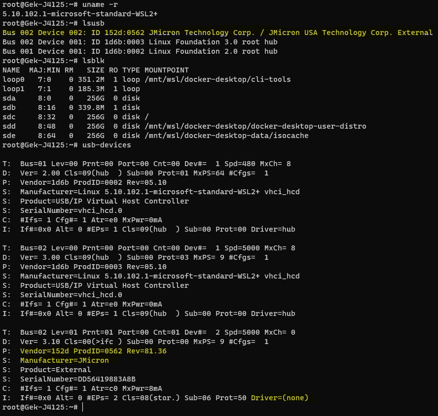 USB JMS562 does not start · dorssel usbipd-win · Discussion #400 · GitHub