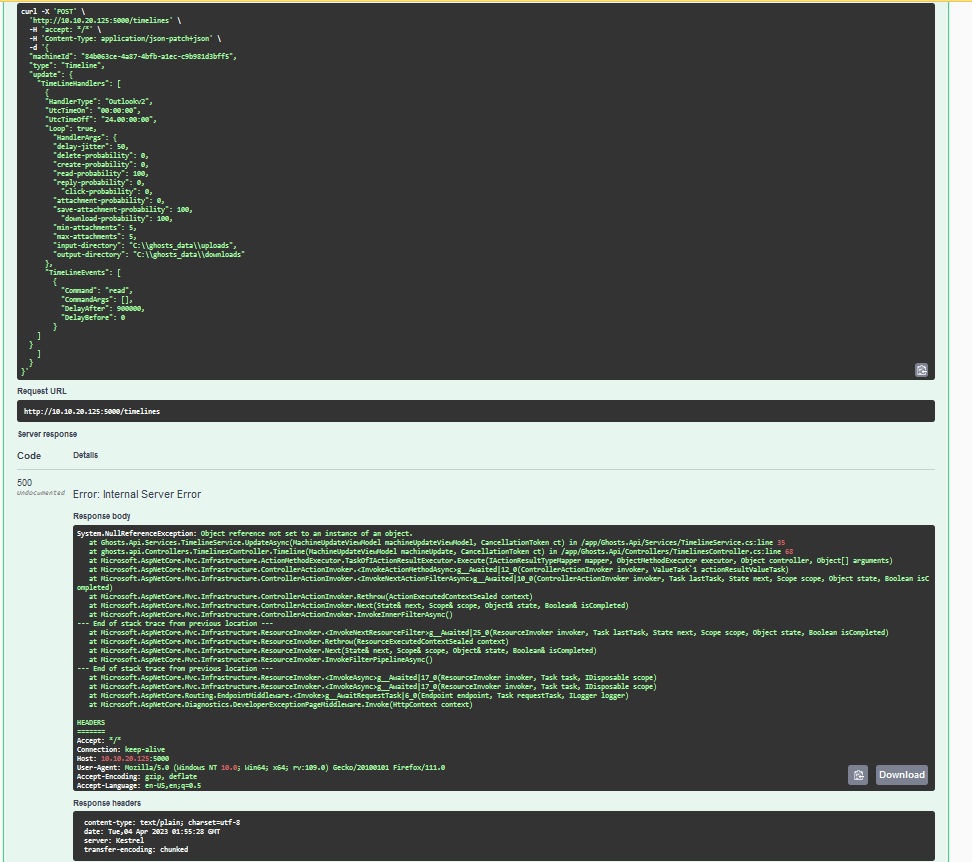Posting outlookv2 handlertype to /timelines gave internal server error · Issue #203 · cmu-sei ...