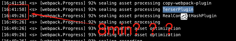 TerserWebpackPlugin - build for a long time（有什么方法） · Issue #16437 · webpack/webpack · GitHub