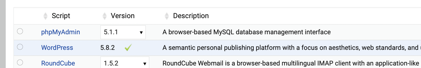 Wordpress , phpMyAdmin not showing in the Virtualmin GPL · Issue #353 · virtualmin/virtualmin ...