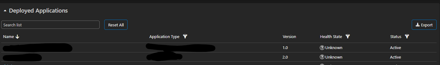 [BUG] - SF Explorer deployed apps health state on node is "Unknown" · Issue #1386 · microsoft ...