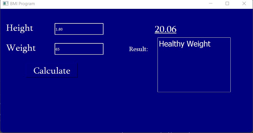 GitHub - Tolgahan20/Bmi-Program-With-User-Interface