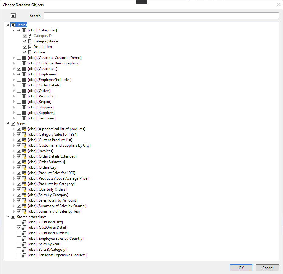 Improve UI in Objects list · Issue #608 · ErikEJ/EFCorePowerTools · GitHub