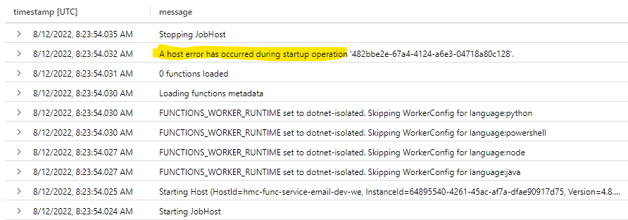 WorkerConfig for runtime: dotnet-isolated not found · Issue #821 · Azure/azure-functions-dotnet ...