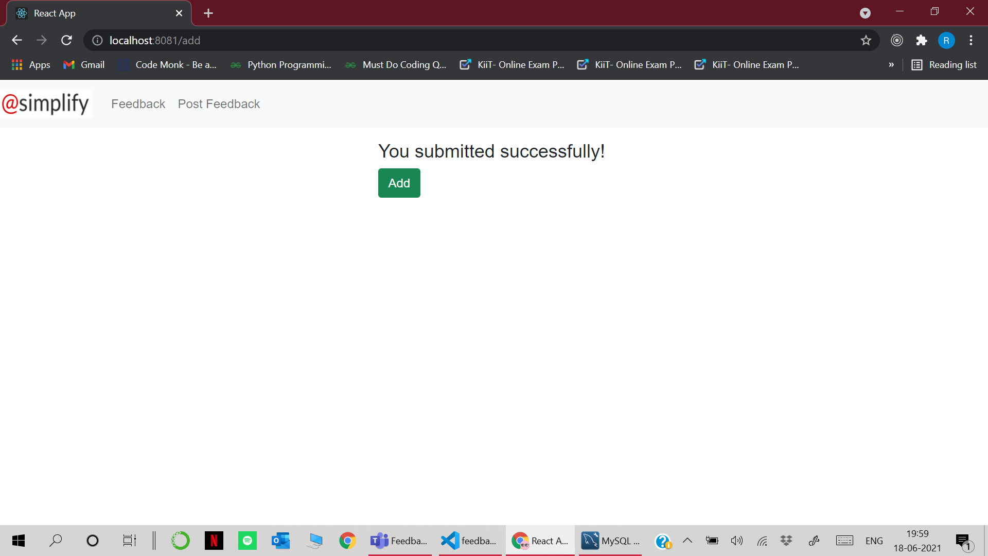 GitHub - Rahulj06/Feedback-Management-System