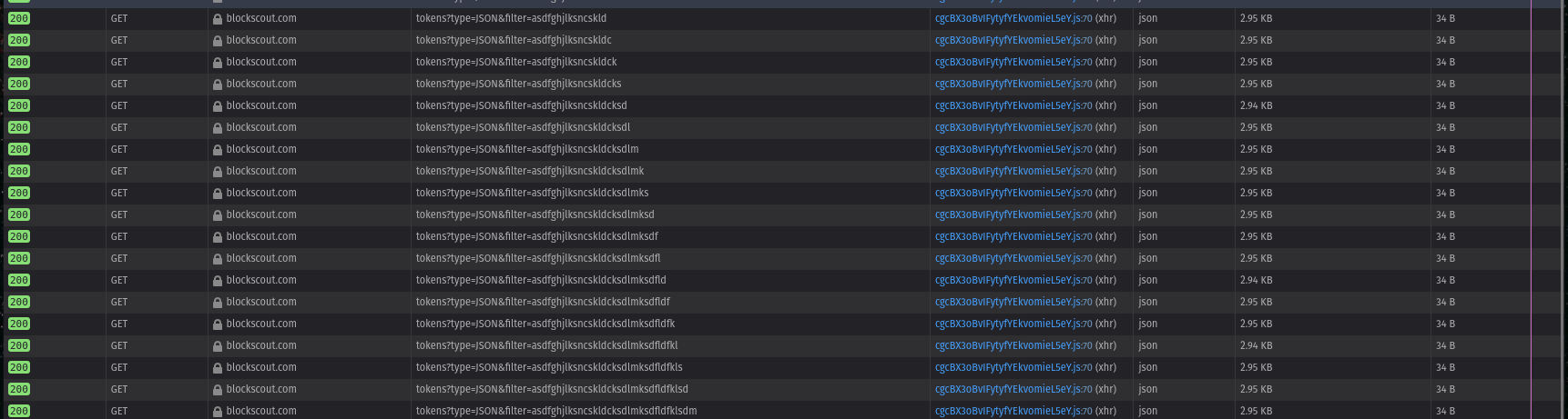 Fix Token Search · Issue 6296 · Blockscout Blockscout · Github
