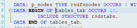 check_syntax: Not a structure, target (header lines) · Issue #1073 · abaplint/abaplint · GitHub