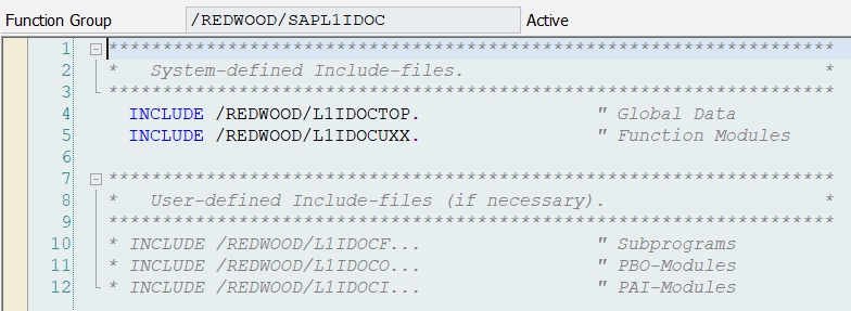 Include /REDWOOD/L1IDOCTOP not found (check_include) · Issue #1129 · abaplint/abaplint · GitHub