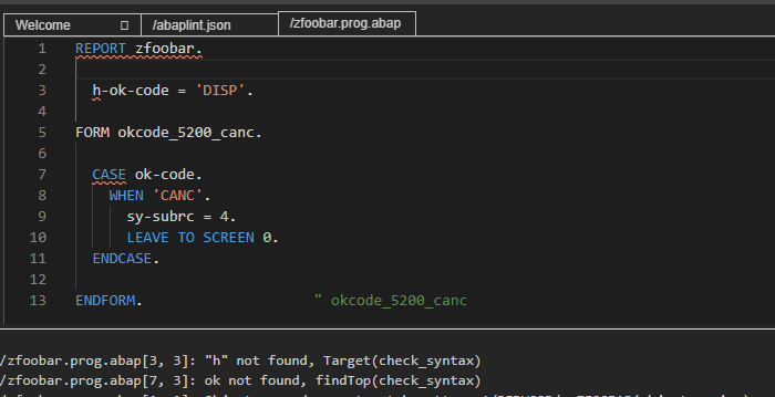 DATA parameters with dashes not supported · Issue #1116 · abaplint/abaplint · GitHub