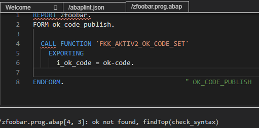 DATA parameters with dashes not supported · Issue #1116 · abaplint/abaplint · GitHub