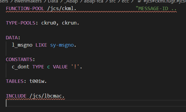 t001w (unknown_types) · Issue #1135 · abaplint/abaplint · GitHub