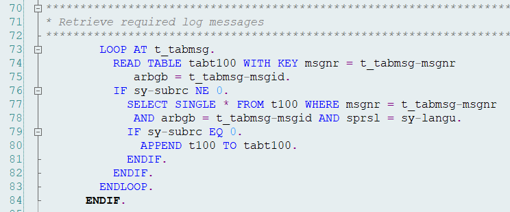 Ttabmsg Not Found Findtop Checksyntax Fuba Tables Parameter Not Found In Include · Issue 
