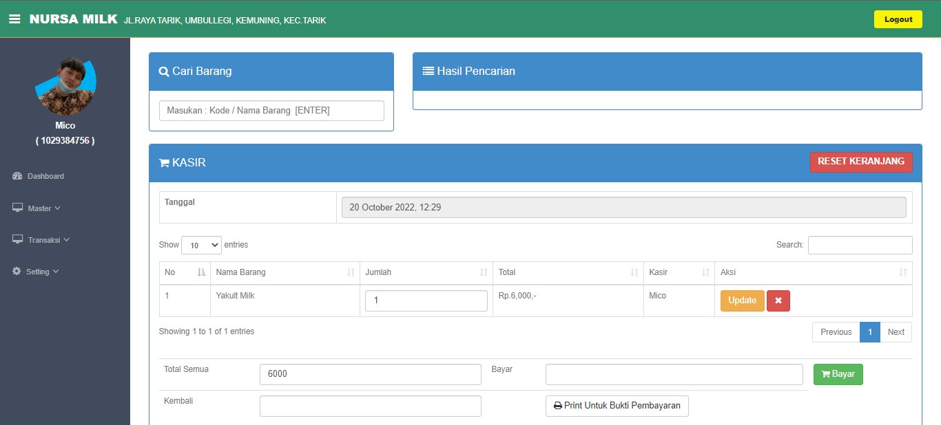GitHub - micohari/NursaMilk-Magang: PEMBUATAN SISTEM INFORMASI ADMINISTRASI UMKM BIDANG FOOD AND ...