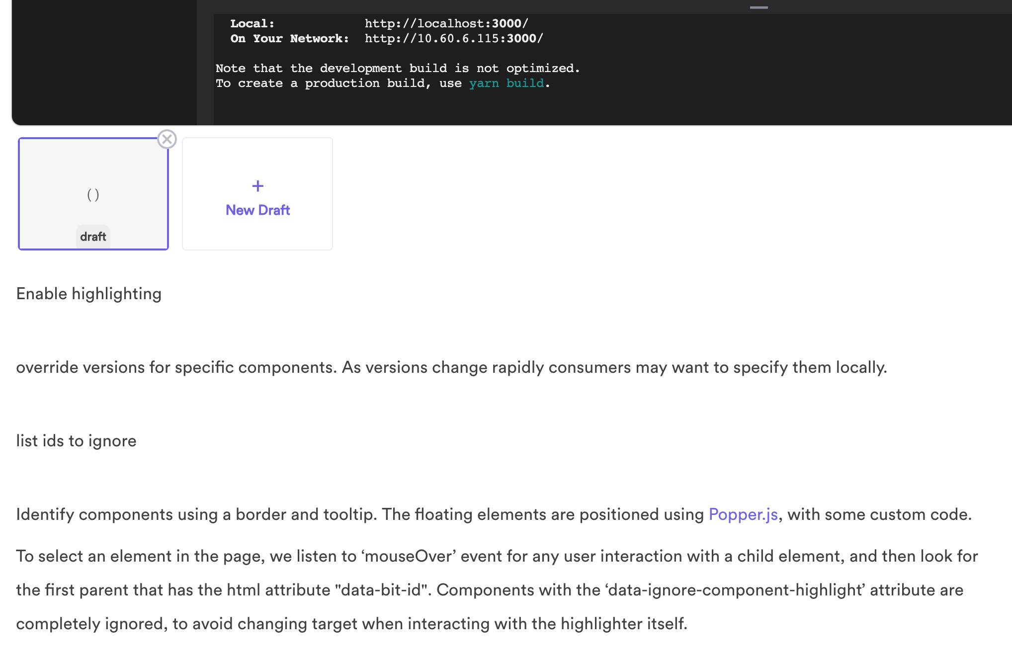 autodocs should show relevant data only · Issue #2510 · teambit/bit · GitHub