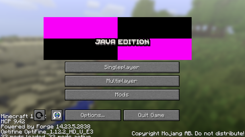 title image not loading. can anyone help? · Issue #367 · lumien231/Custom-Main-Menu · GitHub