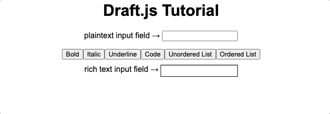 GitHub - adamweinberg/draft-js-tutorial: Simple Draft.js Rich Text editor