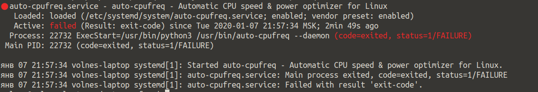 sudo python3 auto-cpufreq.py --install cant copy file to path "/usr/lib/systemd/system/" · Issue ...