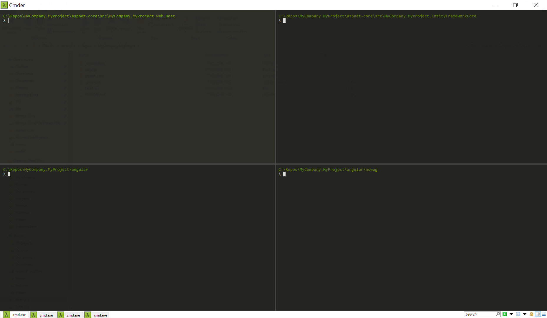 [question] start cmder with task code from file / programmatically set tabs · Issue #1859 ...