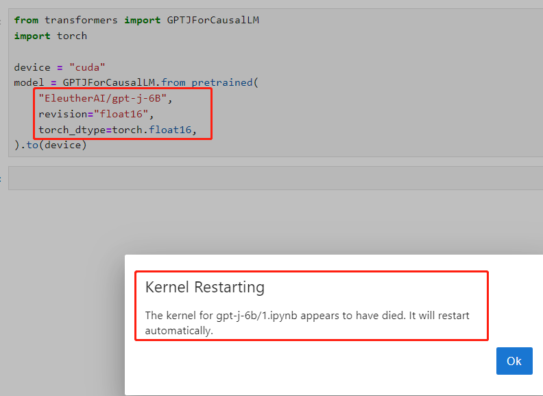 GPTJForCausalLM with instruction provided on tutorial doesn't load on 4090 · Issue #24411 ...