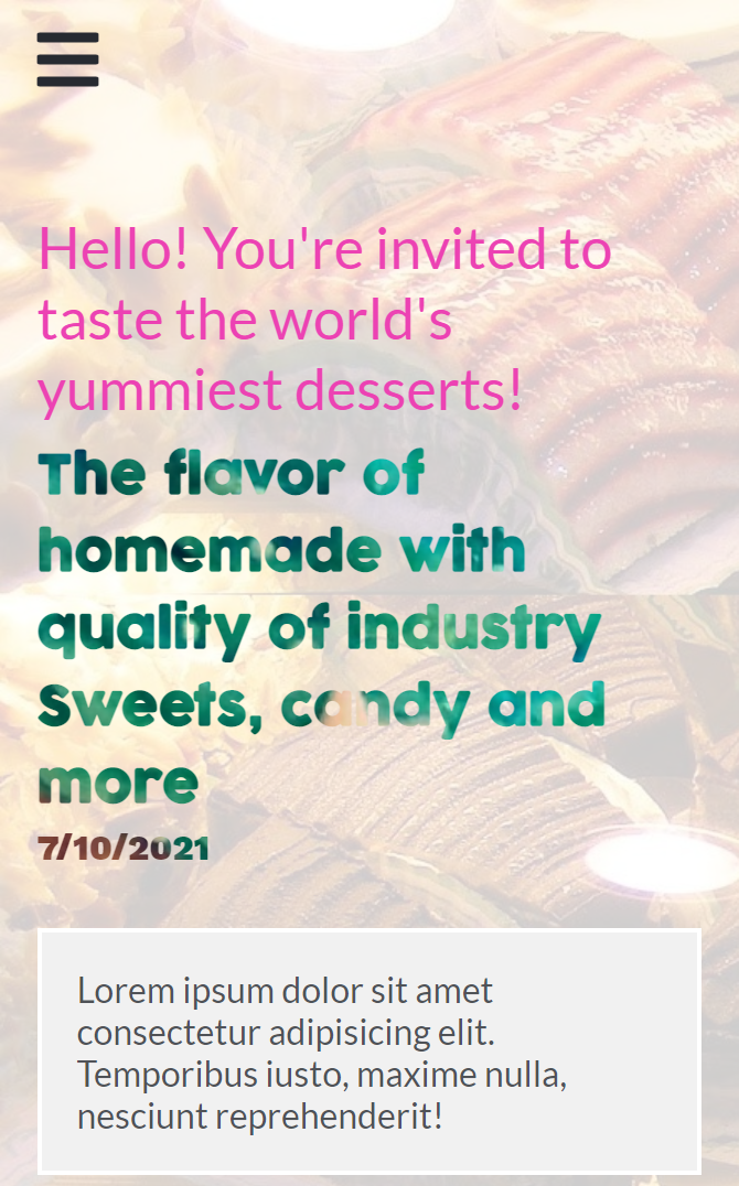 GitHub - sheylaPozo/Capstone-Bakery: This capstone project is been made with HTML5, CSS3 and JS ...